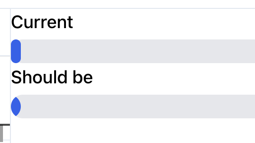 Progress: The bar has wrong radius in small percentages. · Issue #439 ...