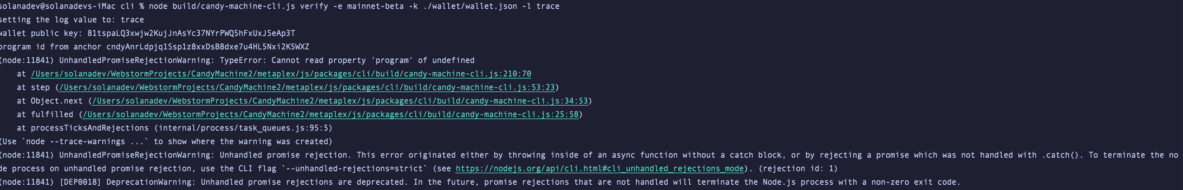 Cannot Read Property Program of Undefined · Issue #730 · metaplex-foundation/metaplex · GitHub