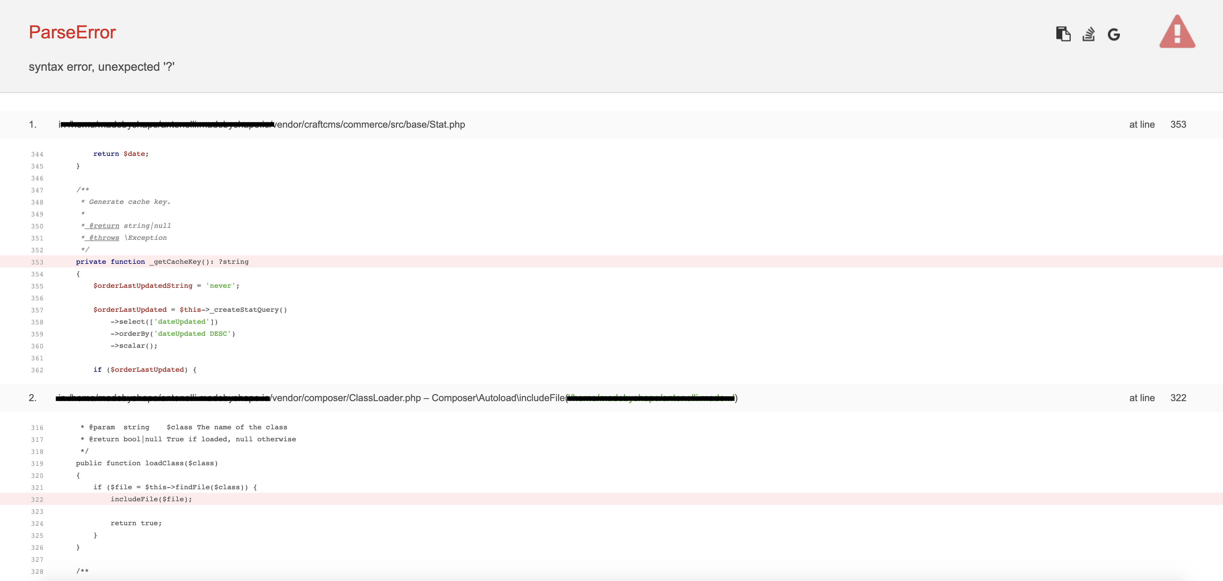 syntax error, unexpected '?' on AverageOrderTotal widget · Issue #1277 · craftcms/commerce · GitHub