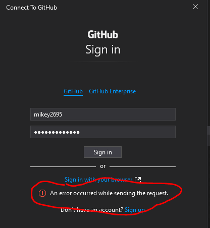 Not able to sign in in extension · Issue #2458 · github/VisualStudio ...