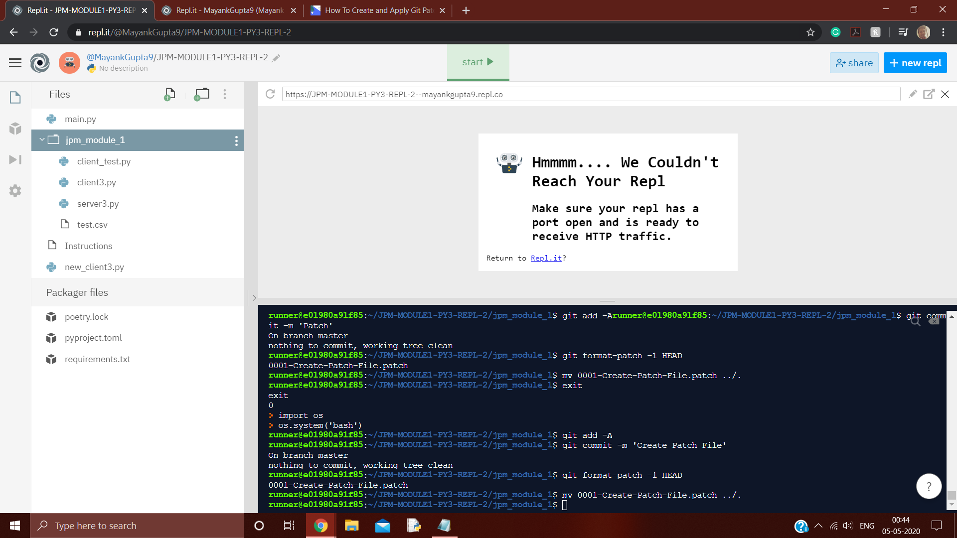 Unable to create a patch file · Issue #79 · insidesherpa/JPMC-tech-task-1 · GitHub