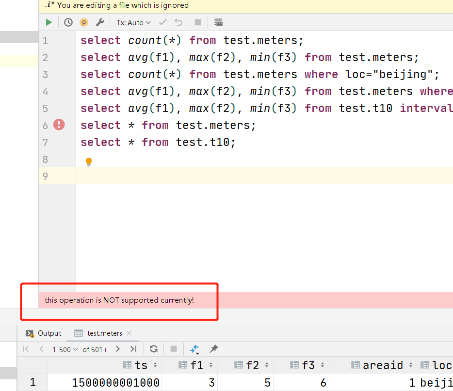 The actual result is different to the exception status on IDEA with java driver · Issue #3241 ...