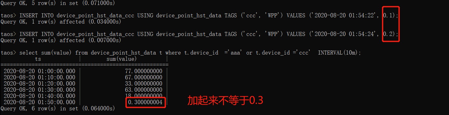 float,double类型会丢失精度 · Issue #3247 · taosdata/TDengine · GitHub