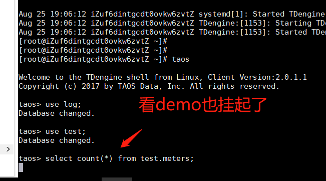 No response for TDengine, restart takes a long time · Issue #3259 · taosdata/TDengine · GitHub