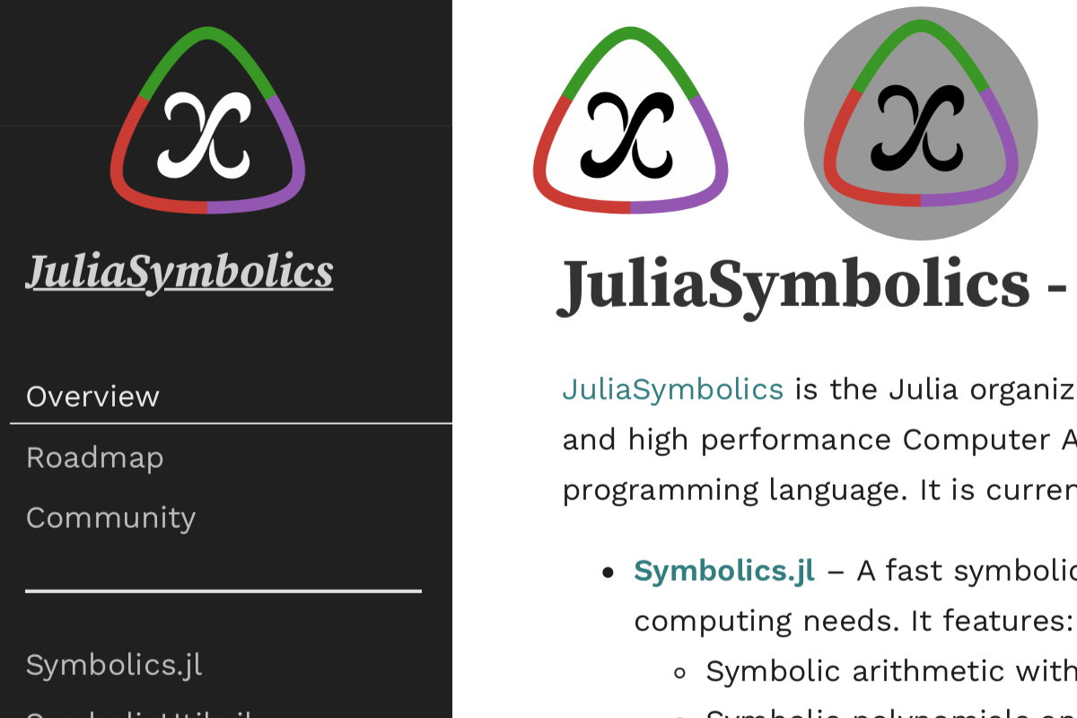 Get a logo for the organization · Issue #61 · JuliaSymbolics/Symbolics ...