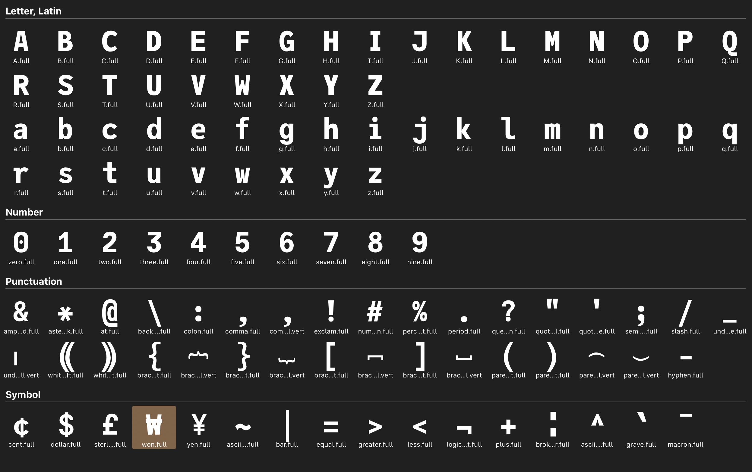 Distinguishing the Fullwidth ASCII Variants from ASCII characters ...
