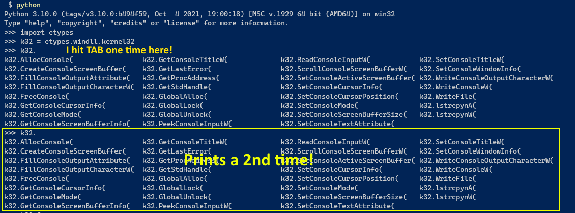 python.exe on Windows 10 with Python 3.10 errors after this module is installed · Issue #73 ...