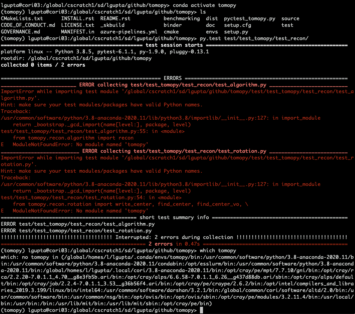 Tomopy conda install not working? · Issue #562 · tomopy/tomopy · GitHub