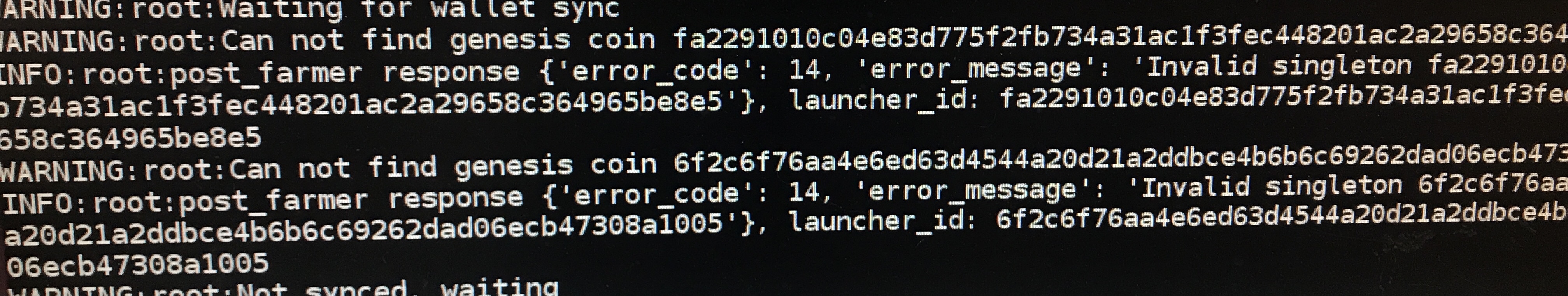 Cannot find genesis coin and invalid singleton · Issue #153 · Chia-Network/pool-reference · GitHub