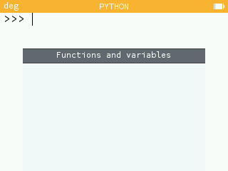 Message if none python function in "var" · Issue #1286 · numworks/epsilon · GitHub