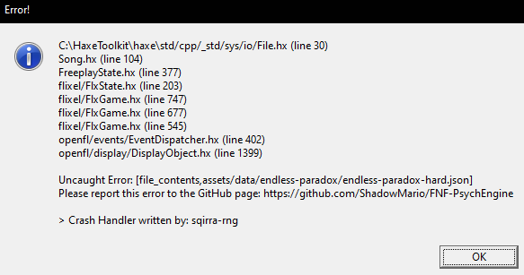 Error when not having the correct file · Issue #9860 · ShadowMario/FNF ...