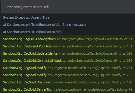 Spam Add/Substract with small scale will throw errors · Issue #10 · Facepunch/sbox-csg · GitHub