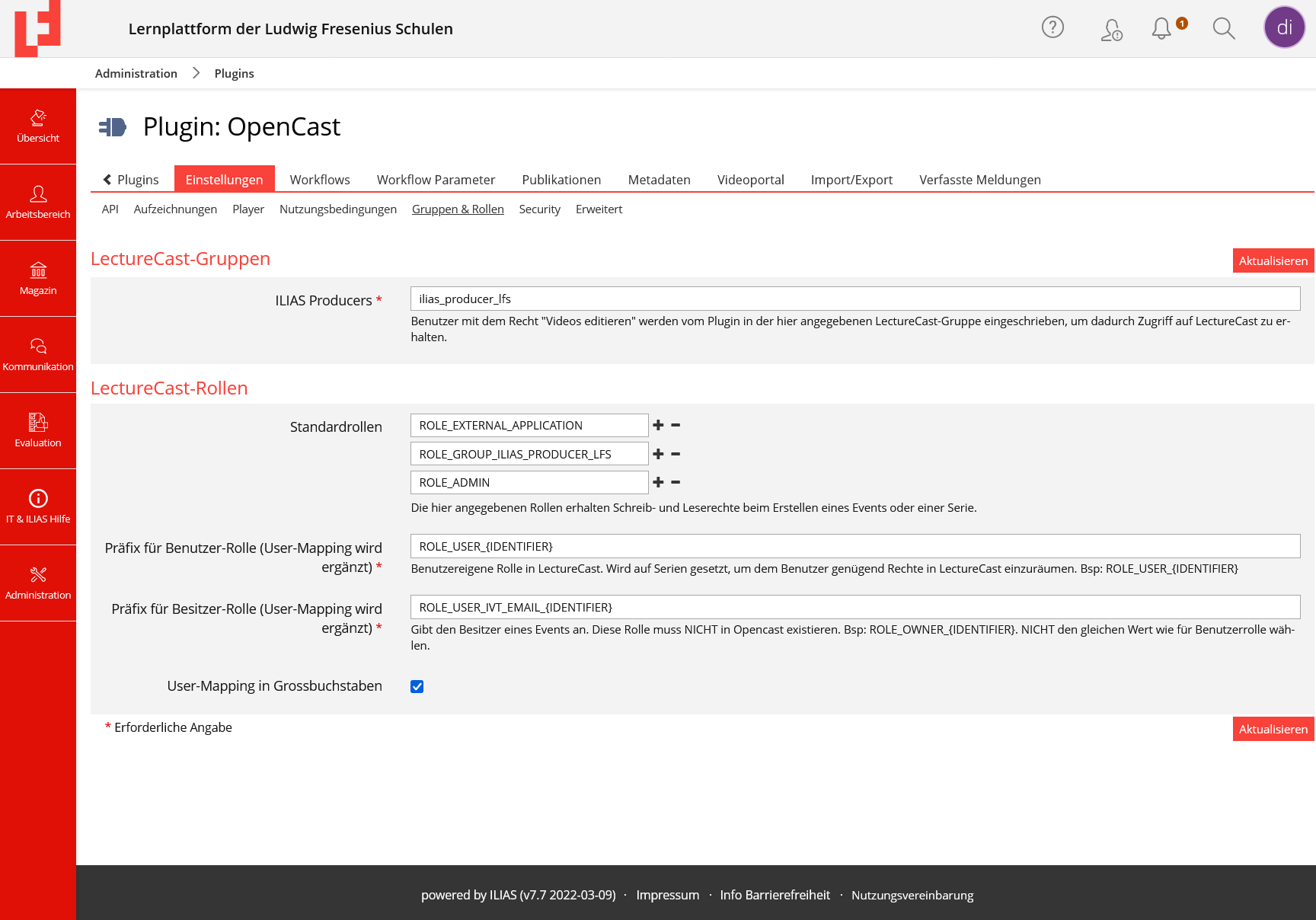 Unable to create new Opencast repository objects with current V. 4.0.0 ...
