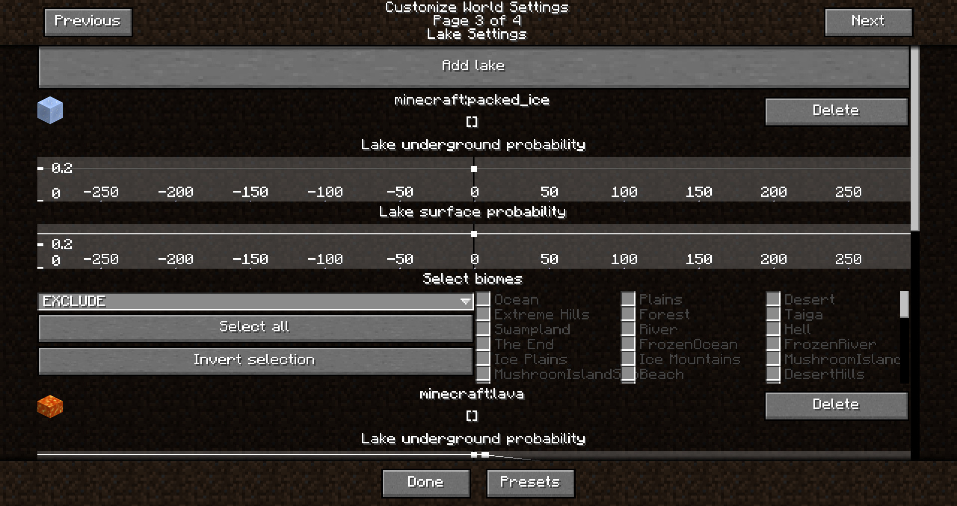 Advanced Settings is still considered page 3 of 4 · Issue #77 · OpenCubicChunks/CubicWorldGen ...