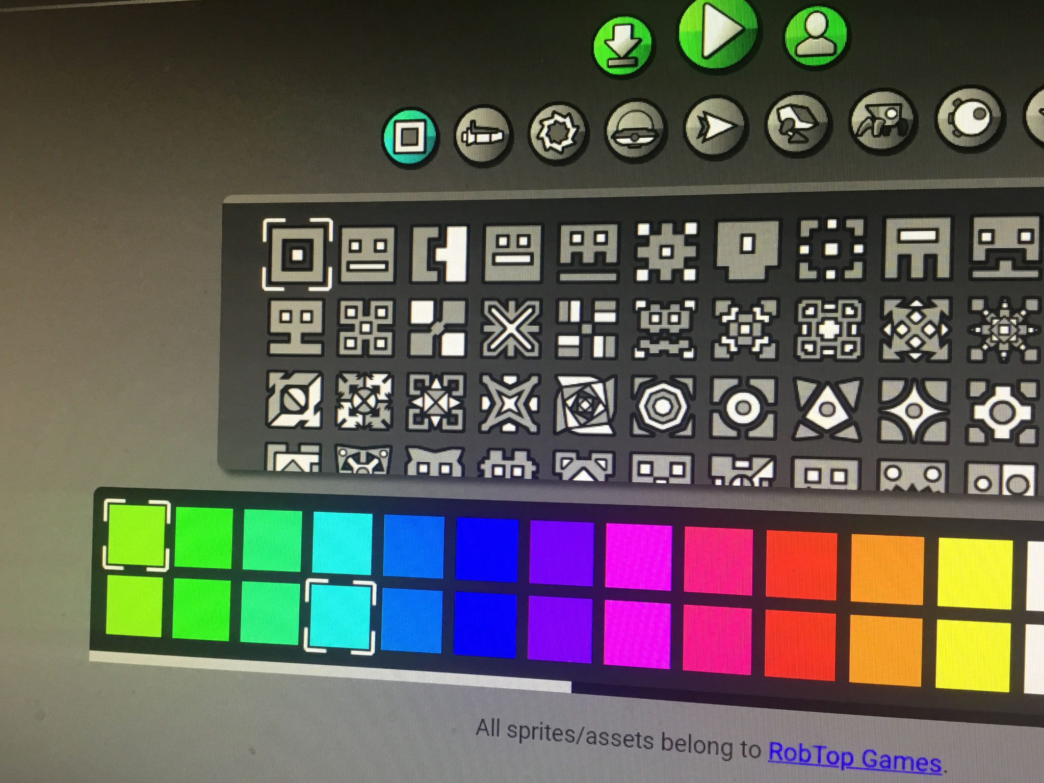 Selection box on icon kit does not show up on all devices · Issue #100 ...