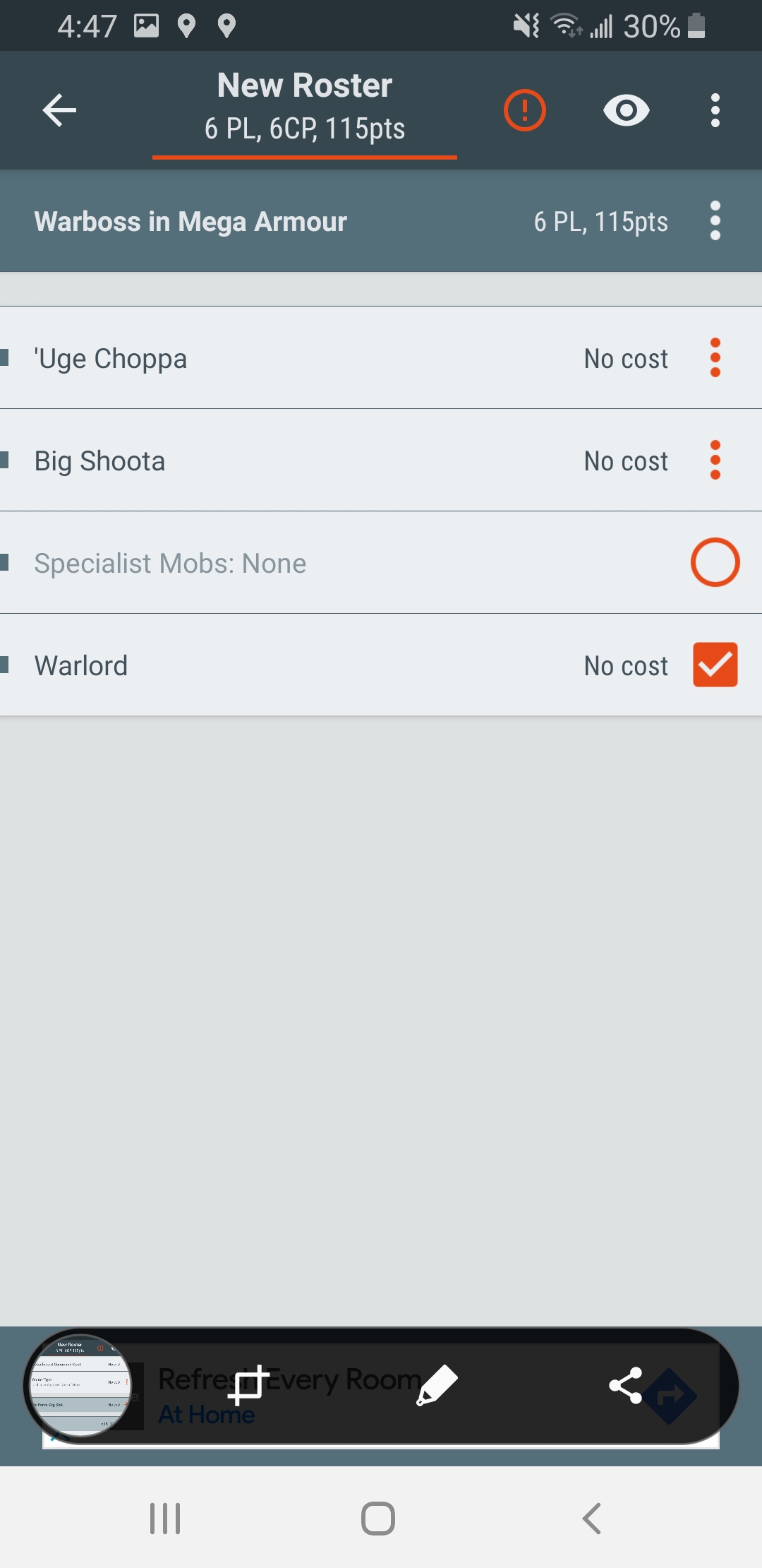 Warlord and Relics not available to select for valid units · Issue #12244 · BSData/wh40k-9e · GitHub