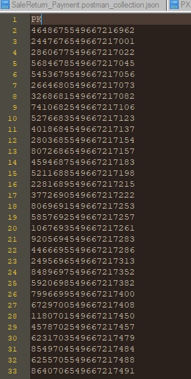 Large numbers in CSV rounded in Runner · Issue #6798 · postmanlabs/postman-app-support · GitHub