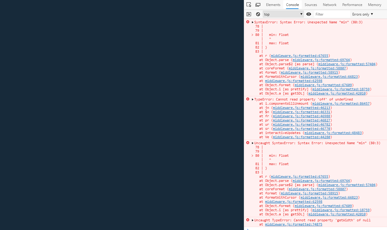 Strange Error When Clicking On Schema · Issue 1129 · Graphqlgraphql Playground · Github 4162
