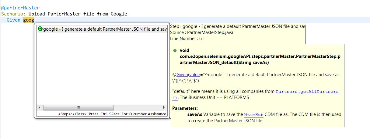 Feature Request - add JavaDoc to step · Issue #271 · cucumber/cucumber-eclipse · GitHub