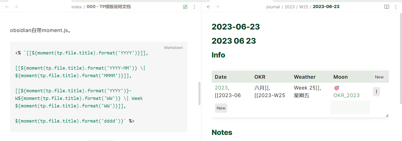 A bug occurs after rendering the embedded templater statement in the table · Issue #268 ...