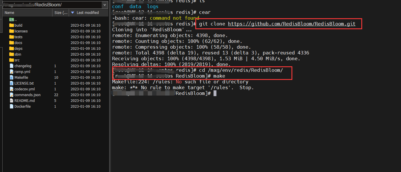 make: *** No rule to make target '/rules'. Stop.2.4.3 · Issue #607 · RedisBloom/RedisBloom · GitHub