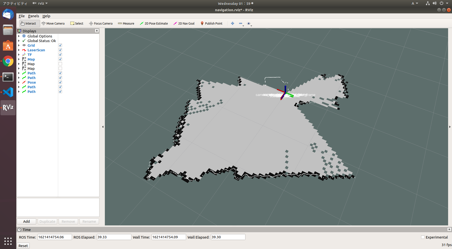 RealSenseD435iとRPLidarのscan情報を統合しよう！ #ROS - Qiita