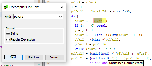 "find text" match highlighting in decompiler view is broken · Issue #3928 ...