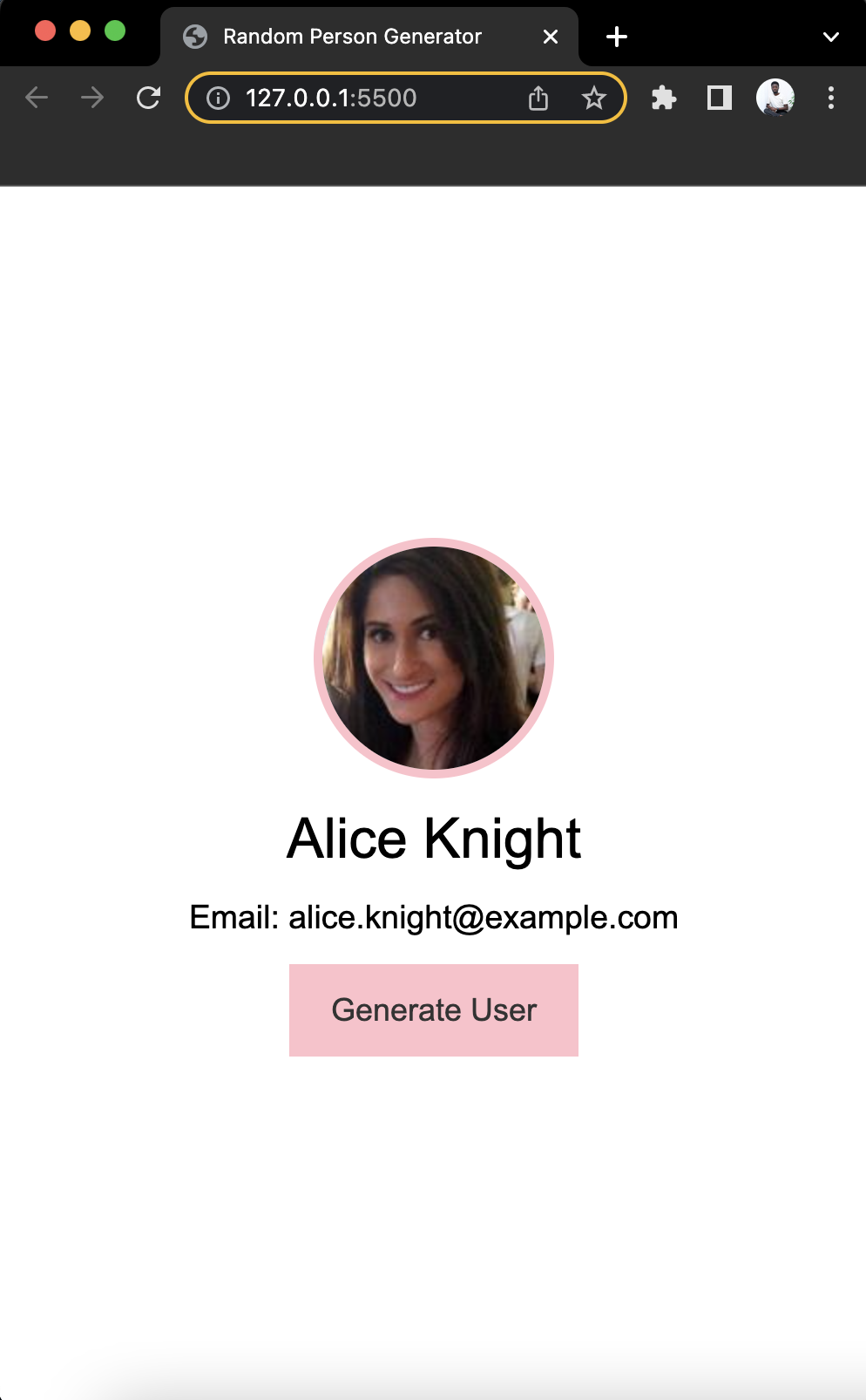 GitHub - DenisBiwott/random-person-generator: Simple project written in ... GitHub - DenisBiwott/random-person-generator: Simple project written in ...
