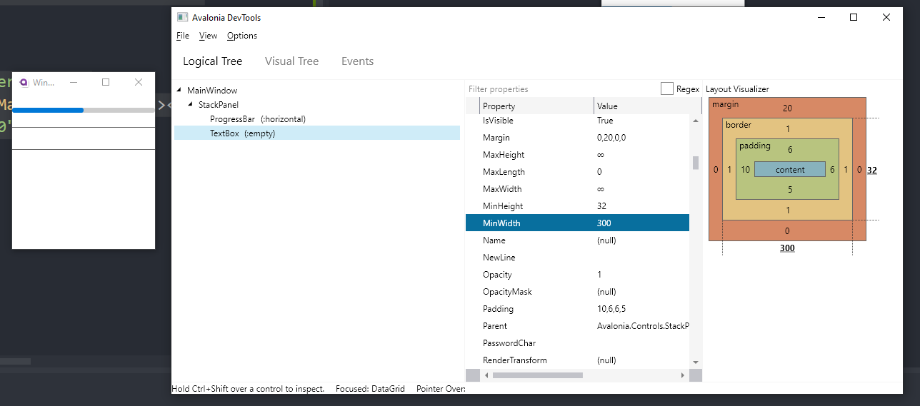 Setting ProgressBar MinWidth inside style not working · Issue #5395 · AvaloniaUI/Avalonia · GitHub