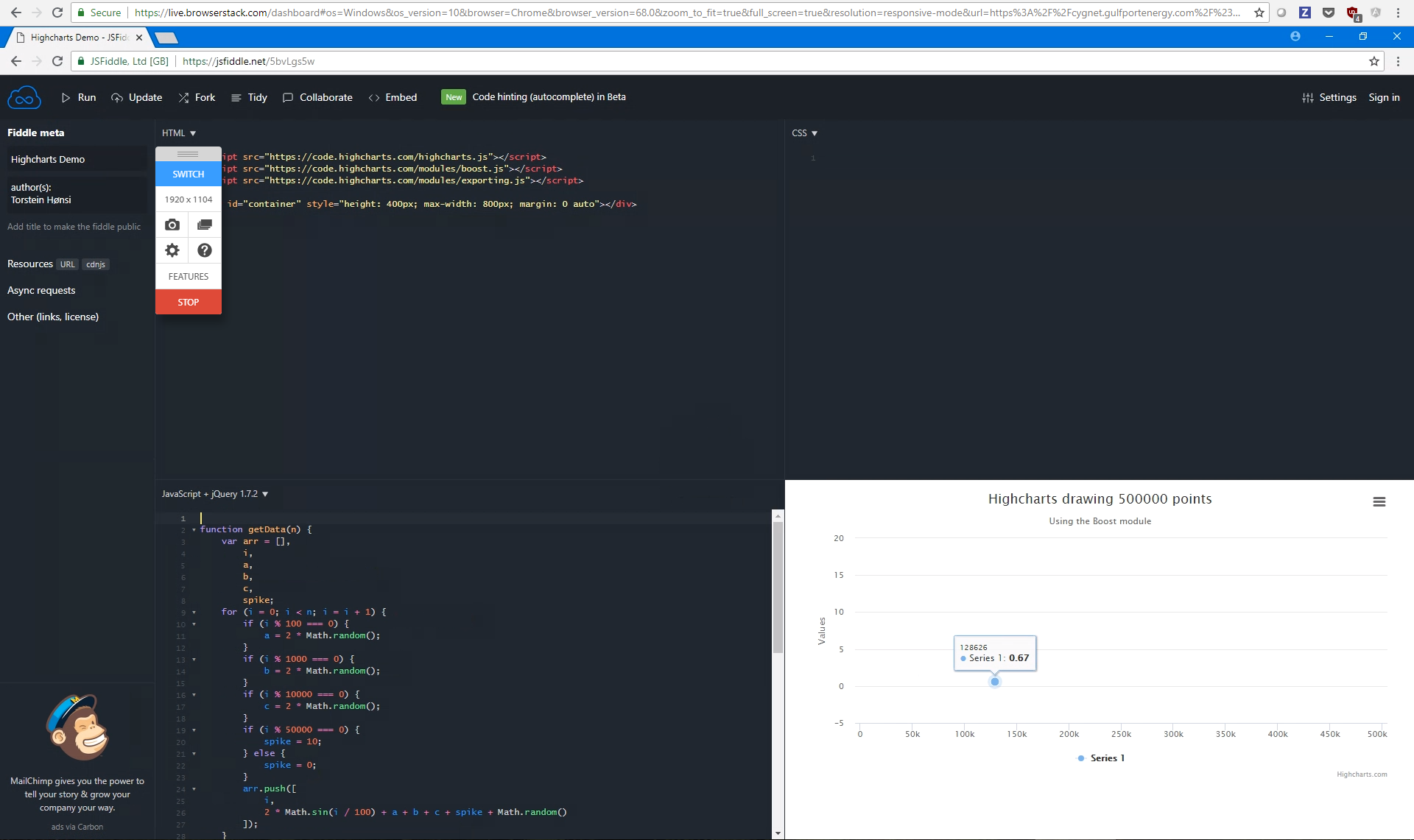 Line charts (large datasets) are not rendering with boost enabled in ...