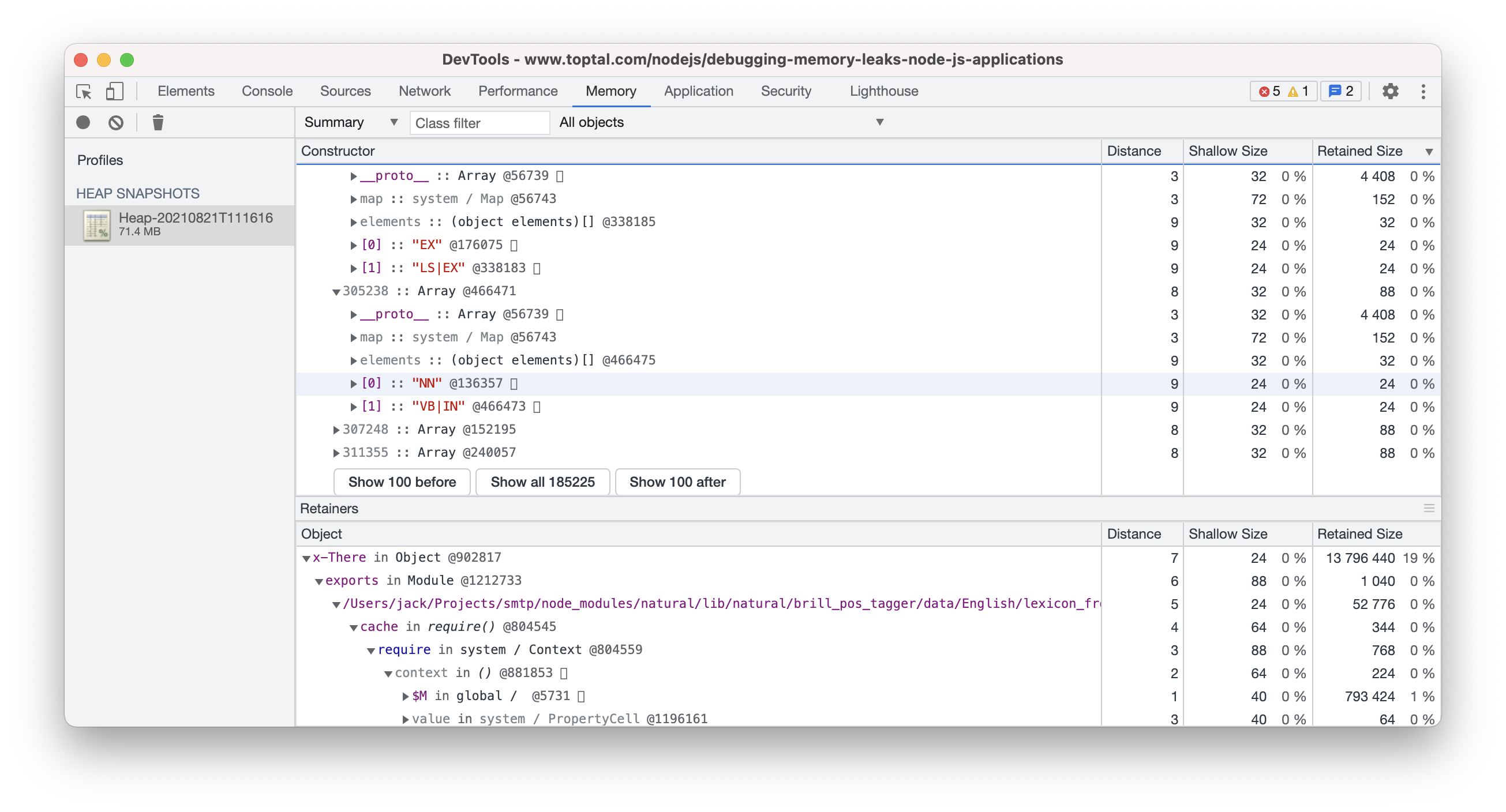 Potential Memory Leak Due To Brill Pos Tagger · Issue 607 · Naturalnode Natural · Github