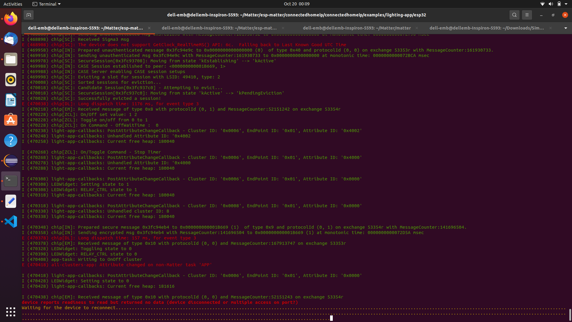 Problem with the application code integration with Matter examples(ESP32-C3-MINI-1) · Issue #59 ...
