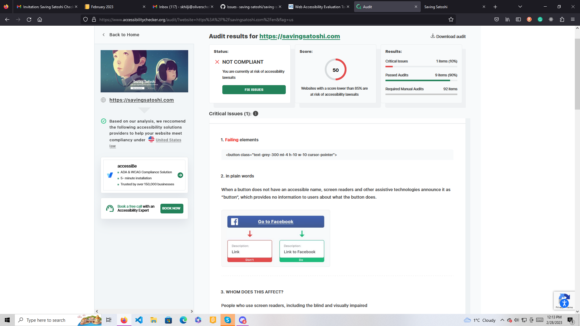 Make profile icon accessible · Issue #208 · saving-satoshi/saving-satoshi · GitHub