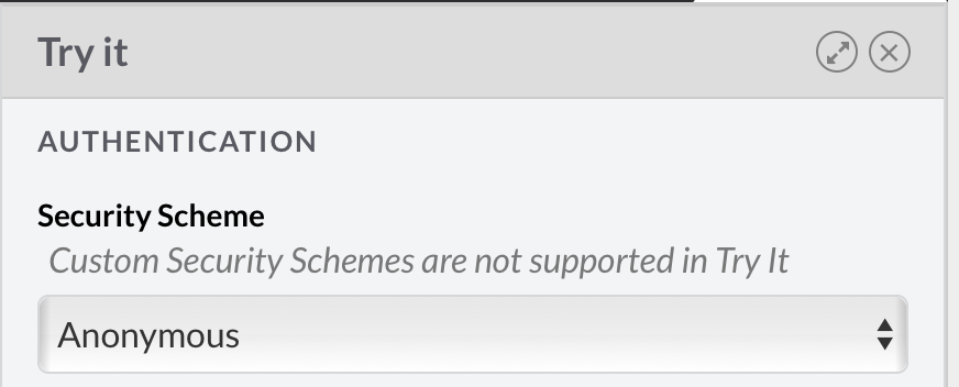 "Try It" does not work for Anonymous authentication · Issue #549 ...