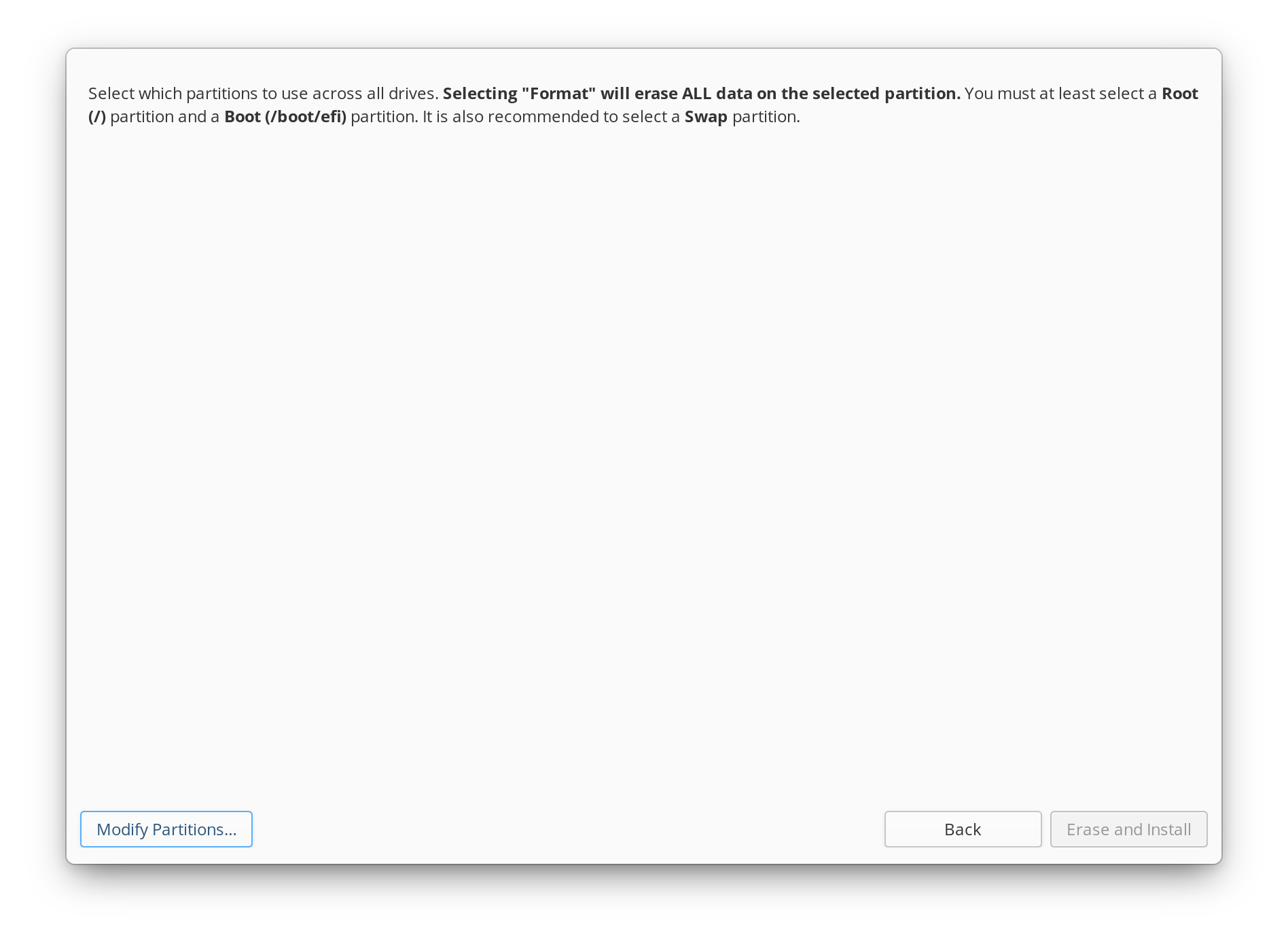No Partitions Visible When Running Without Daemon · Issue 692 · Elementaryinstaller · Github