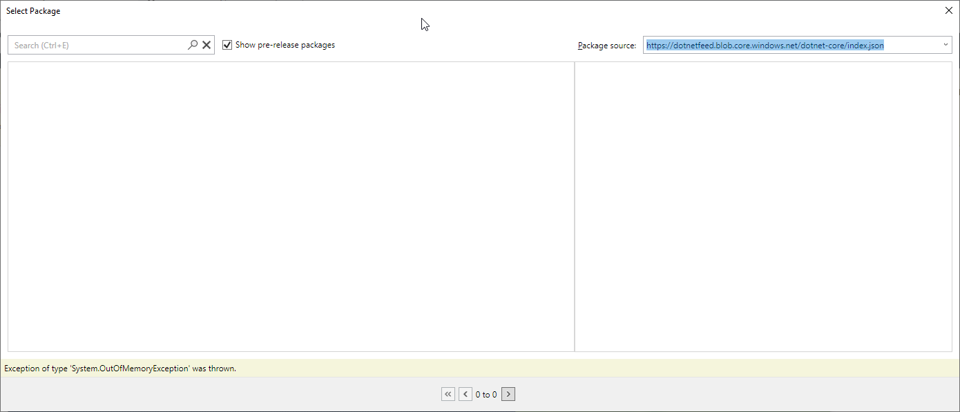 OutOfMemoryException with large static json feed · Issue #764 · NuGetPackageExplorer ...