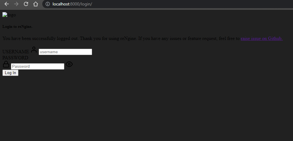 Bug - Broken UI - Looks like the CSS isn't kicking it? · Issue #510 · yogeshojha/rengine · GitHub