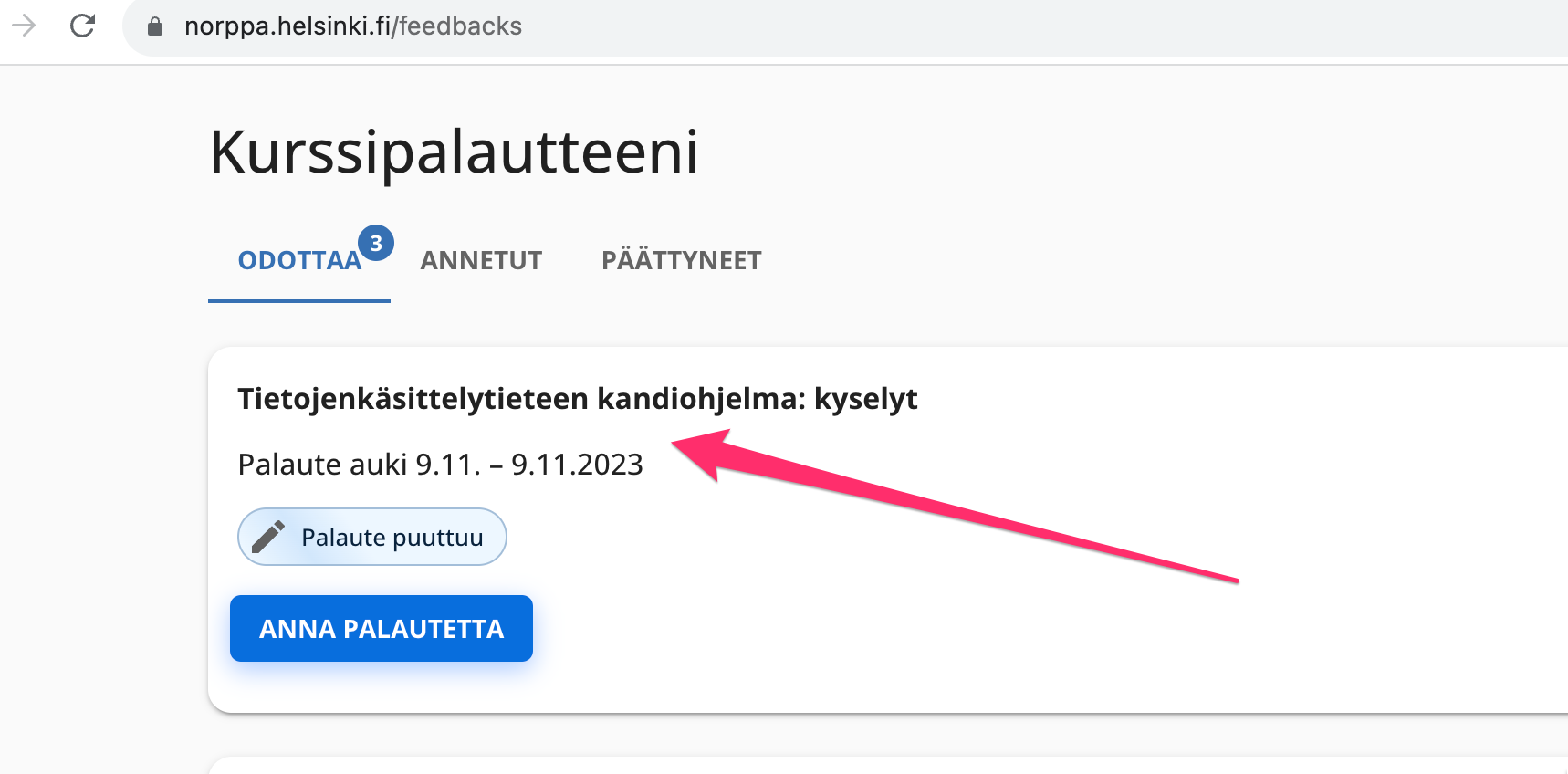 Koulutusohjelman Kysely Opiskelijan Näkymä Betterment · Issue 1108 · Universityofhelsinkics 2282