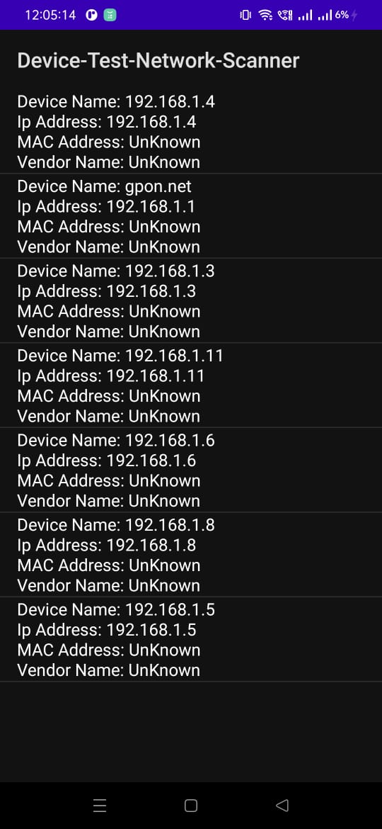GitHub - felirox/Android-Network-Scanner