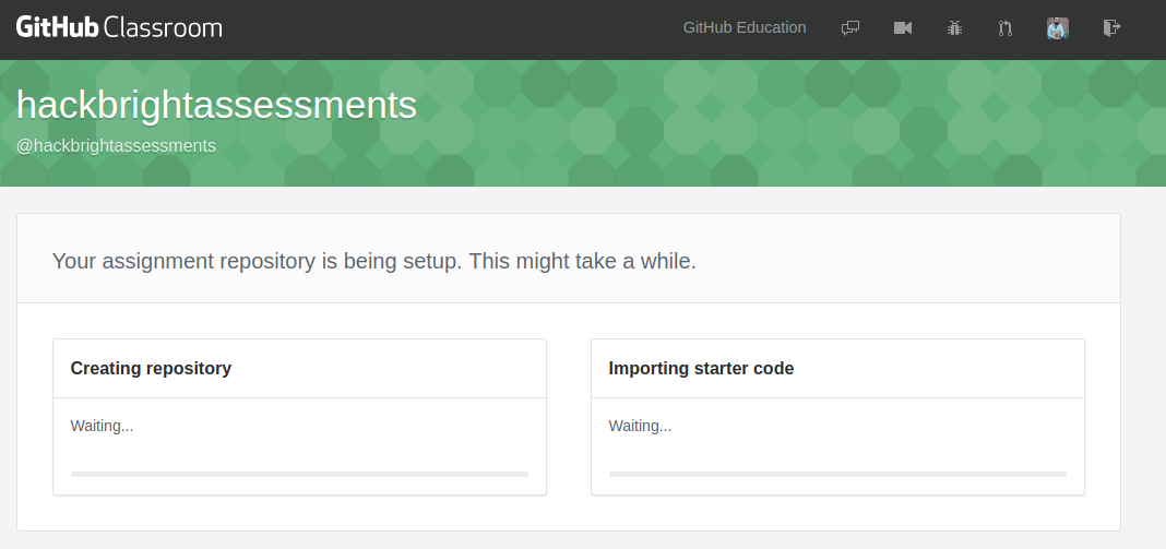 Repository setup hanging / being slow. · Issue #1460 · github-education ...