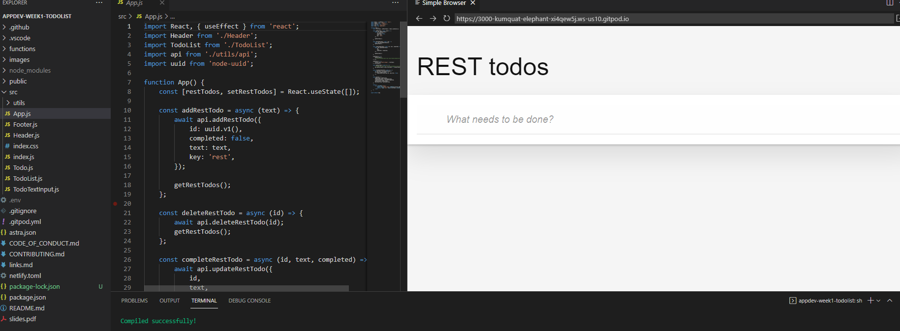 [ToDoList] · Issue #132 · datastaxdevs/appdev-week1-todolist · GitHub
