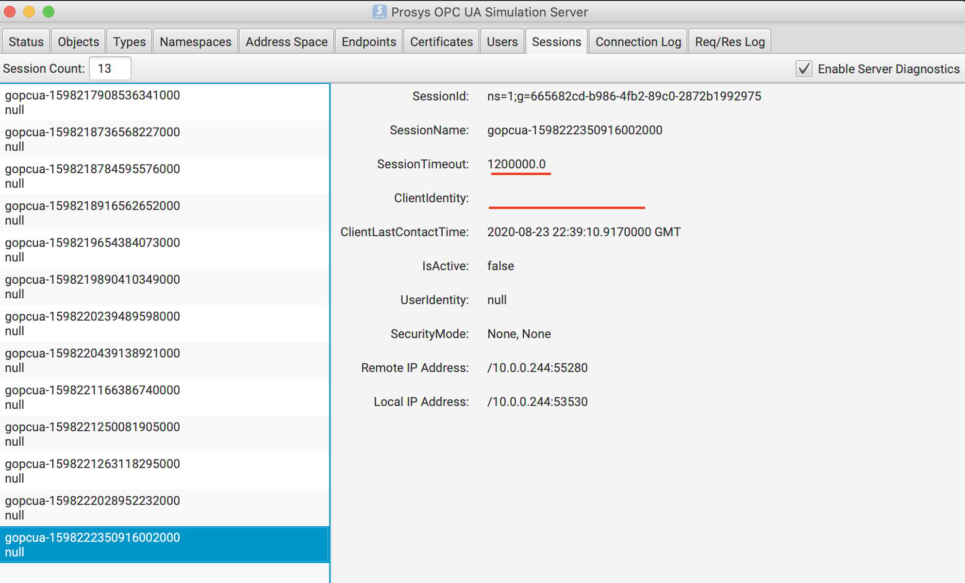 Unable to connect to ProSys Simulation Server v5 · Issue #366 · gopcua/opcua · GitHub
