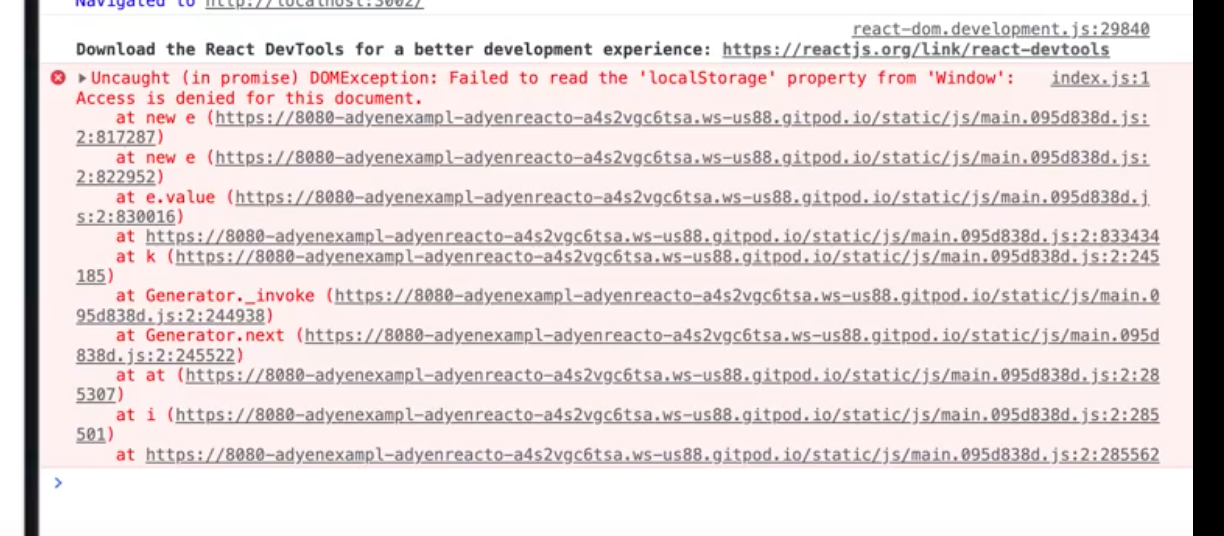 Card component fails to load in Chrome Incognito while inside an iframe · Issue #2020 · Adyen ...