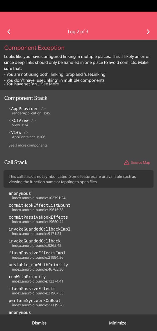 App Crashes With Linking · Issue 8753 · React Navigationreact Navigation · Github