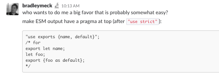 Add new pragma to transform-es2015-modules · Issue #6449 · babel/babel ...