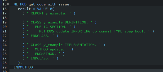 [False-Positive] A line should not contain only "." or ")." · Issue #1888 · abaplint/abaplint ...