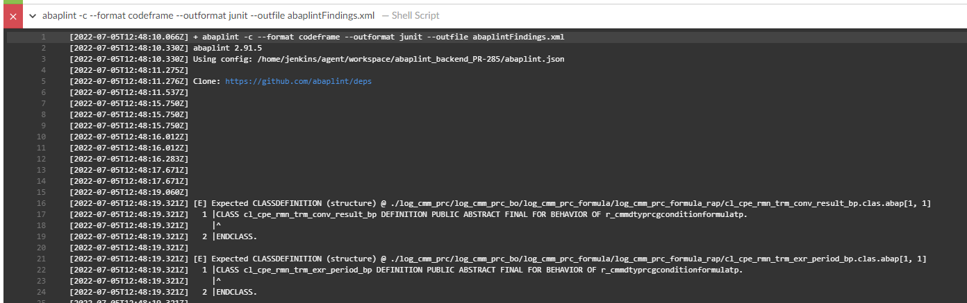 Expected Classdefinition Structure Rap · Issue 2584 · Abaplintabaplint · Github 1745
