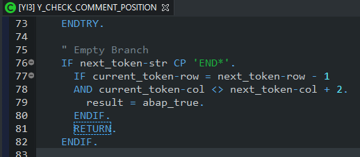 Comment Position · Issue 220 · Sapcode Pal For Abap · Github 