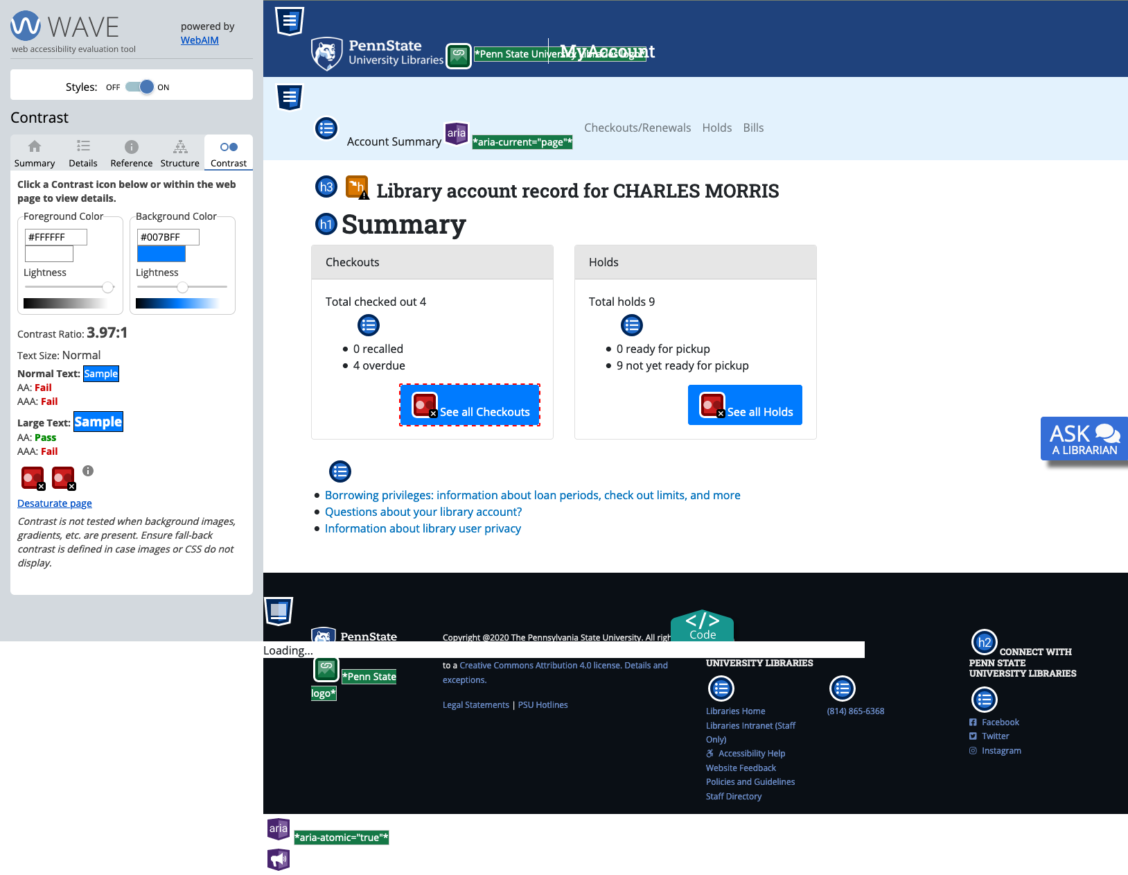 Menu styling update · Issue #221 · psu-libraries/myaccount · GitHub