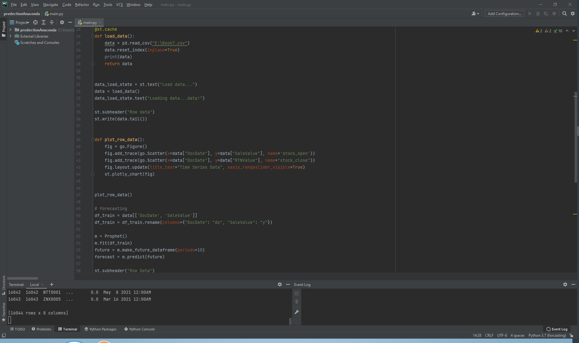 GitHub - RandikaSilva/Data-Predection-Python-Simple-Application-With ...